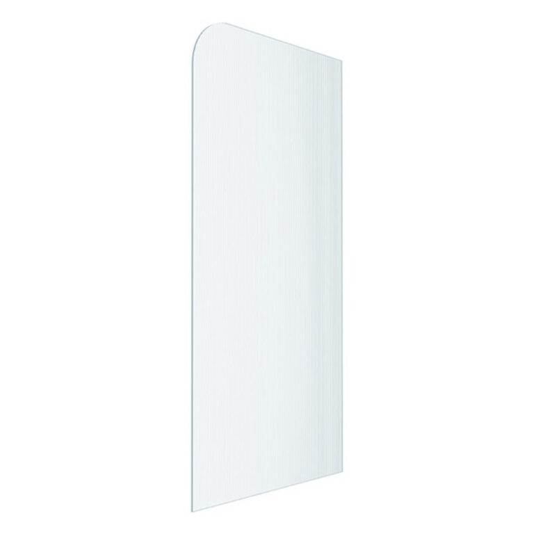 Ultraclear Narrow Reeded Glass Panel - Framelessly