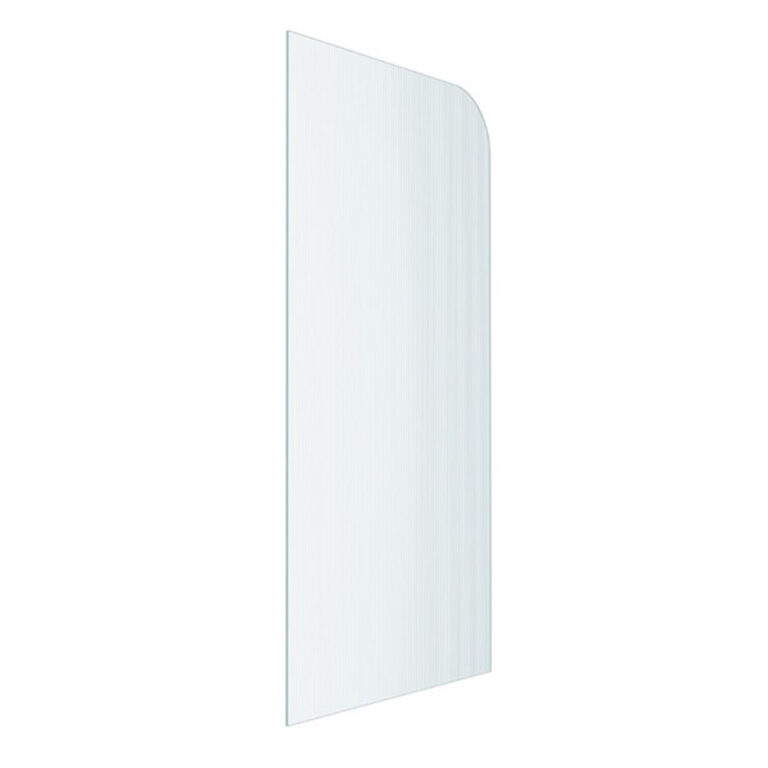 Ultraclear Narrow Reeded Glass Panel - Framelessly