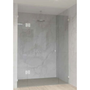 Hinge & Door Panel with Infill Panel - Framelessly